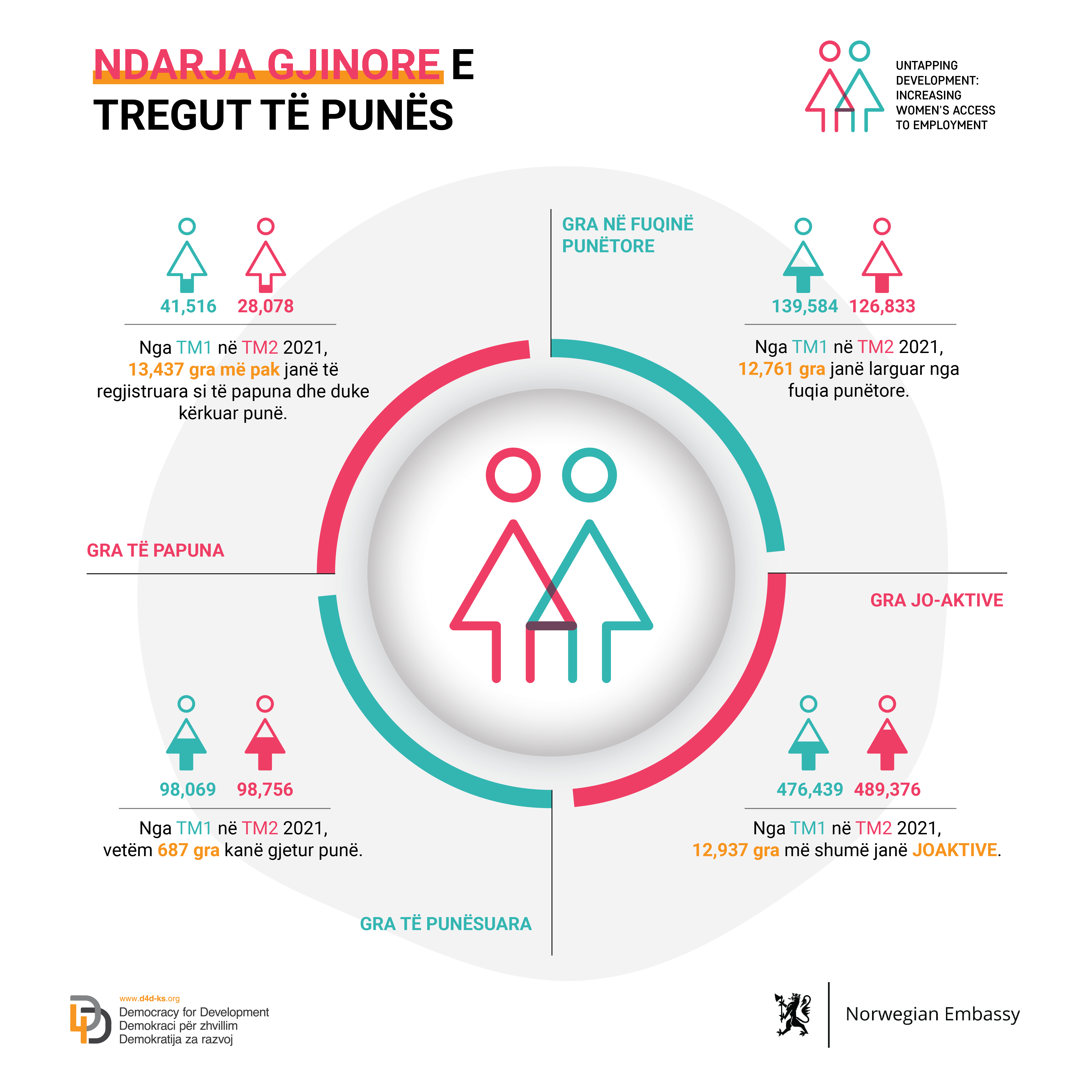 Ndarja gjinore e tregut të punës - Instituti D4D